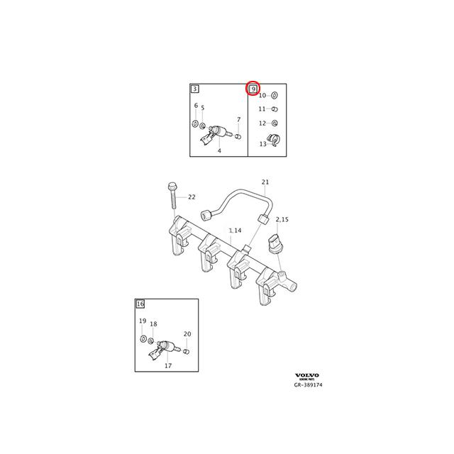 ボルボ 純正品 インジェクター Oリング S60 II FB4164T V60 : セントピア ショッピングストア - 通販 - Yahoo ...