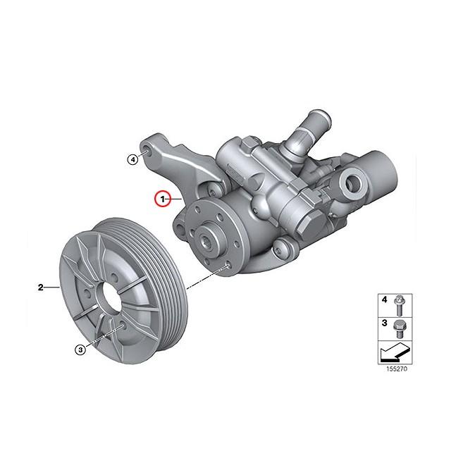 BMW パワステポンプ 3シリーズ E90 E91 E92 E93 335i PM35 VB35 UV35 VS35) KG35 WB35 ...