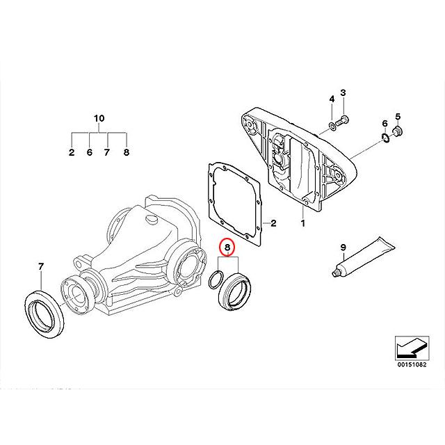 BMW デフサイドシール リア(1個) E24 E30 E32 E34 E36 Z3(E36) : セントピア ショッピングストア - 通販 - Yahoo!ショッピング
