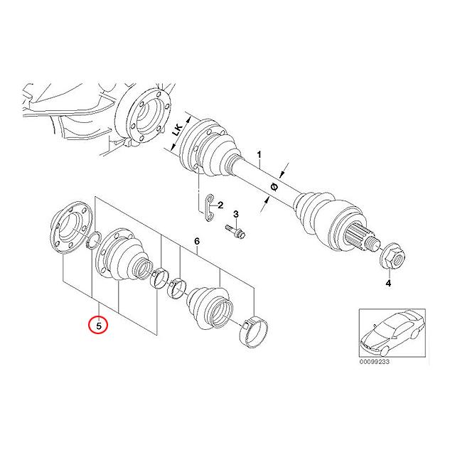 BMW ドライブシャフトブーツ リア インナー 左右共通(片側分) E36 E46 Z3(E36) Z4(E85) Z4(E86) : セントピア ショッピングストア - 通販 - Yahoo ...