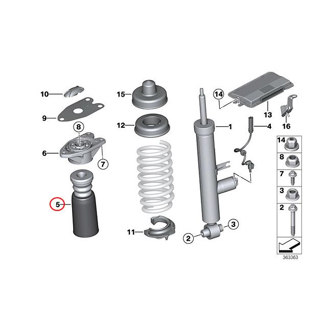 BMW バンプラバー リア 左右共通 片側分 F20 F22 F30 F31 F33 F34 : セントピア ショッピングストア - 通販 ...