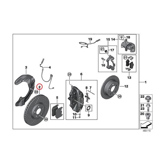 MINI ブレーキローター フロント 左右セット MINI(ミニ) F54 F55 F56 クーパー クーパーS LN15 LN20 XS15 ...
