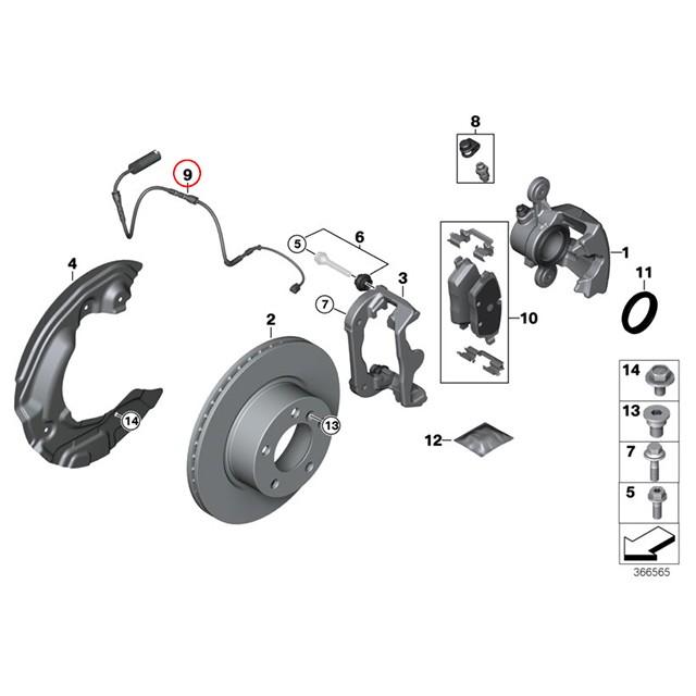 ブレーキパッドセンサー フロント BMW E82 E87 E88 E90 E91 E92 :34356792559:セントピア ショッピングストア - 通販 - Yahoo!ショッピング