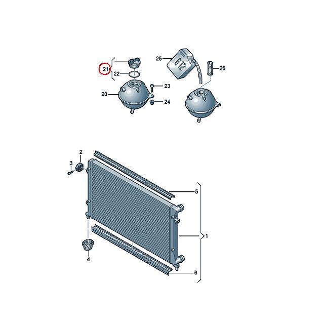 Audi ラジエター キャップ アウディ A4/S4/RS4 8EALT 8EAMBF 8EASNF 8EAUKF 8EBBKF 8EBDV 8EBFB 8EBGBF 8EBNSF ...
