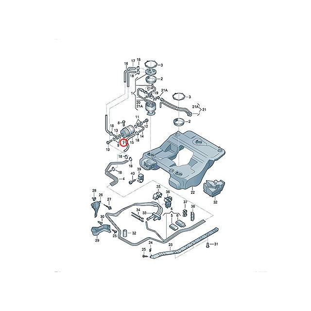 Audi 燃料フィルター フューエルフィルター アウディ A4 S4 RS4 8DAAHF 8DABC 8DACKF 8DADR 8DAEBF 8DAGA 8DAGAF 8DAGBF ...