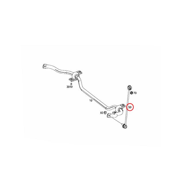 Mercedes-Benz スタビリンクロッド フロント 左側 メルセデスベンツ Vクラス W447 V220d : セントピア ショッピング ...