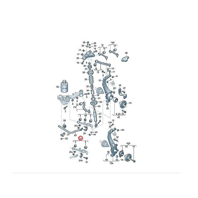 Audi ロアアーム フロント 左右共通(片側) アウディ A4 8DAAHF 8DABC 8DACKF 8DADR 8DAEBF 8DAGA 8DAGAF 8DAPS 8DAPSF ...