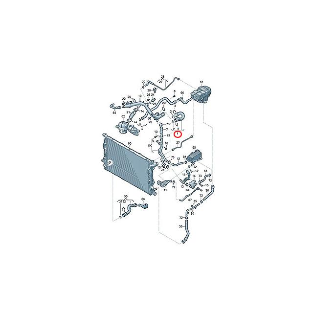 Audi ラジエター アッパーホース アウディ A6 4GCGWB 4GCGWS 4GCHVS : セントピア ショッピングストア - 通販 ...