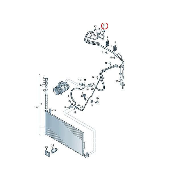エアコン圧力センサー アウディ A5/S5/RS5 8FCAKF 8FCALF 8FCDNF 8FCFSF 8FCGWF 8FCREF ...