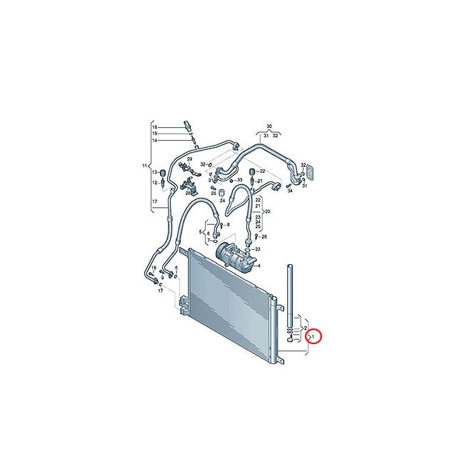 エアコン コンデンサー アウディ A3 S3(8V) TT TTS(FV) Q2(GA) : 5q0816411as : セントピア ショッピングストア - 通販 - Yahoo!ショッピング