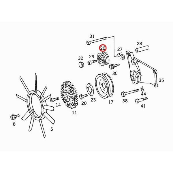 アイドラープーリー メルセデスベンツ 6012001070 アイドルプーリー :6012001070:セントピア ショッピングストア - 通販 ...