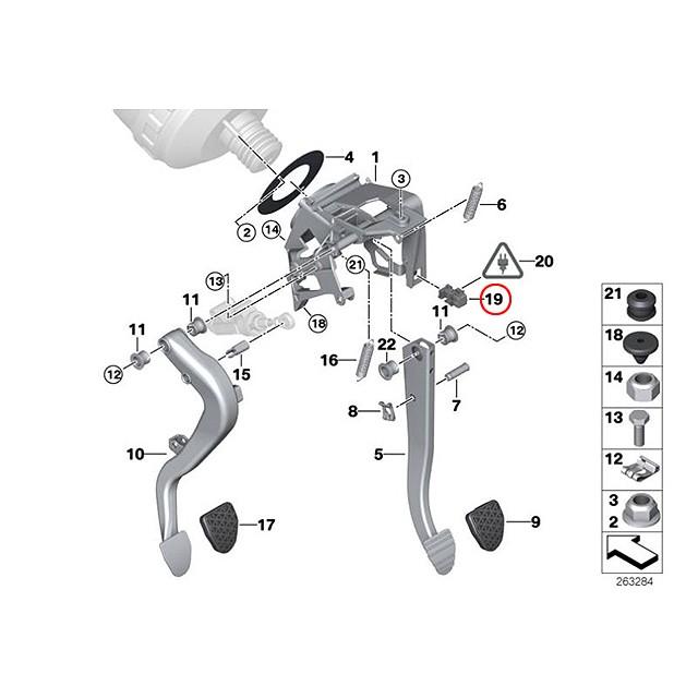 BMW ブレーキストップランプスイッチ E39 E46 E53 E60 E61 E63 E64 E70 E71 E82 E83 E84 E85 E86 E87 E88 E89 E90 E91 ...