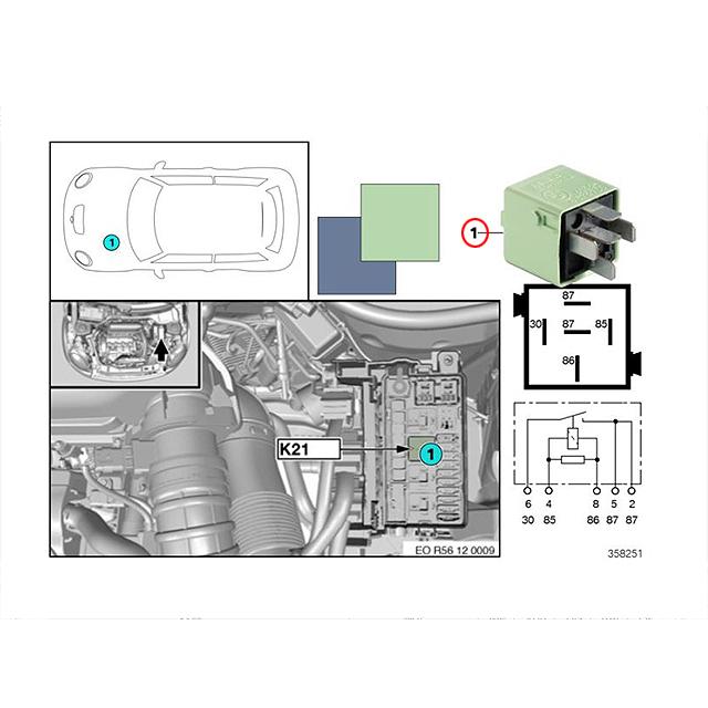 MINI リレー MINI(ミニ) R55 R56 R57 R58 R59 R60 R61 クーパー クーパーD クーパーS クーパーSD ...