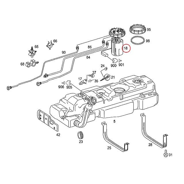 フューエルポンプ メルセデスベンツ Vクラス W639 3.2 3.5 V350 : 6394701294 : セントピア ショッピングストア ...
