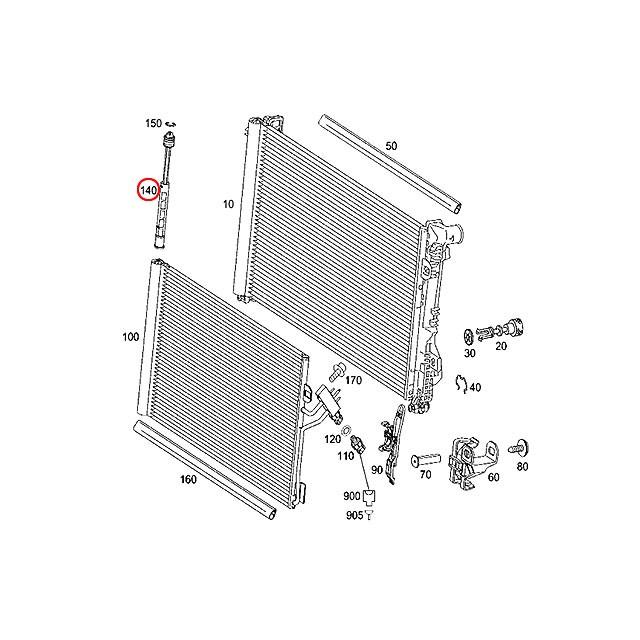 Mercedes-Benz エアコン ドライヤー カートリッジ レシーバー メルセデスベンツ Vクラス W639 3.2 3.5 V350 ...