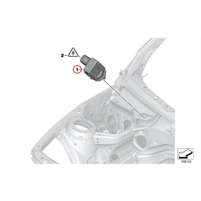 MINI AUCセンサー MINI(ミニ) R55 R56 R57 クーパー クーパーS ジョンクーパーワークス ワン MHJCW ML16 ...