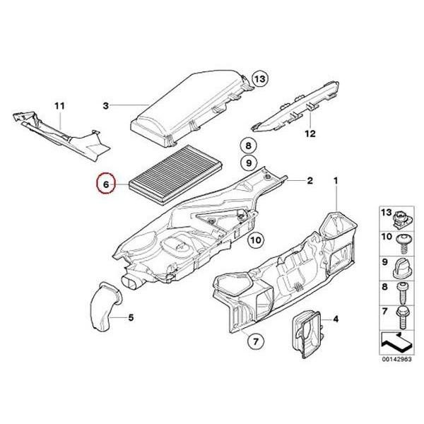 エアコンフィルター 活性炭入り 2個セット BMW E60 E61 E63 E64 :64316935823:セントピア ショッピングストア ...