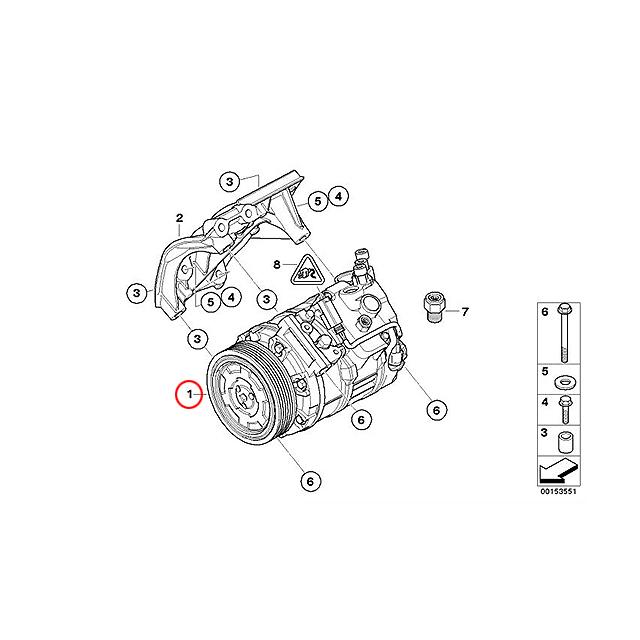 BMW エアコン コンプレッサー E82 E90 E91 E92 E93 Z4(E89) : セントピア ショッピングストア - 通販 - Yahoo!ショッピング