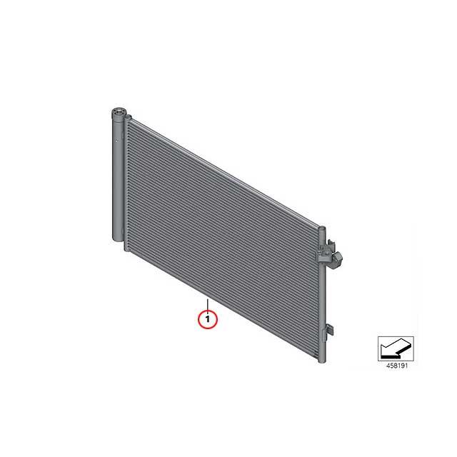 BMW エアコン コンデンサー 7シリーズ G11 G12 750i 750Li 7A44 7F44 : セントピア ショッピングストア ...