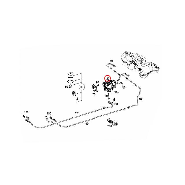 Mercedes-Benz（メルセデス・ベンツ） フューエルフィルター Cクラス W205 C200d : セントピア ショッピングストア ...