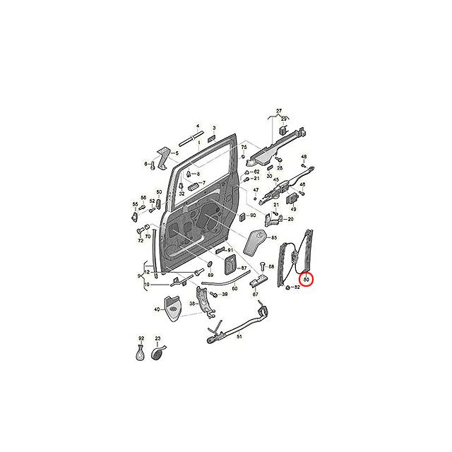 パワーウインドウ レギュレター リア 右側 フォルクスワーゲン シャラン 7NCAV 7NCTH 7NCZD 7NDLU SHARAN : 7n0843700f : セントピア ショッピング ...