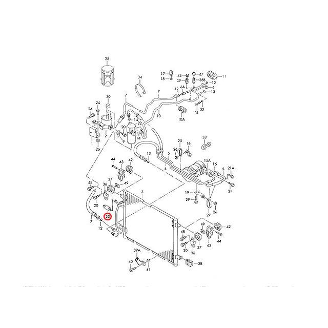 エアコン 圧力センサー フォルクスワーゲン アウディ パサート(3B) A4(8D) A6(4B) A8 S8(4D) :8D0959482B ...