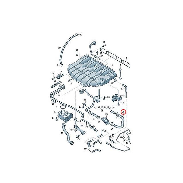 ブローバイホース ブリーザーホース アウディ A4 8EBWEF :8E0133781E:セントピア ショッピングストア - 通販 ...