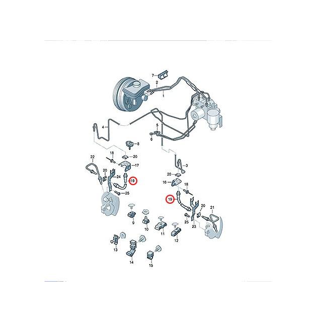 ブレーキホース フロント 左右共通(1本) アウディ A4/S4 8EALT 8EAMBF 8EASNF 8EAUKF 8EBBKF 8EBDV 8EBFB 8EBGBF 8EBWEF ...