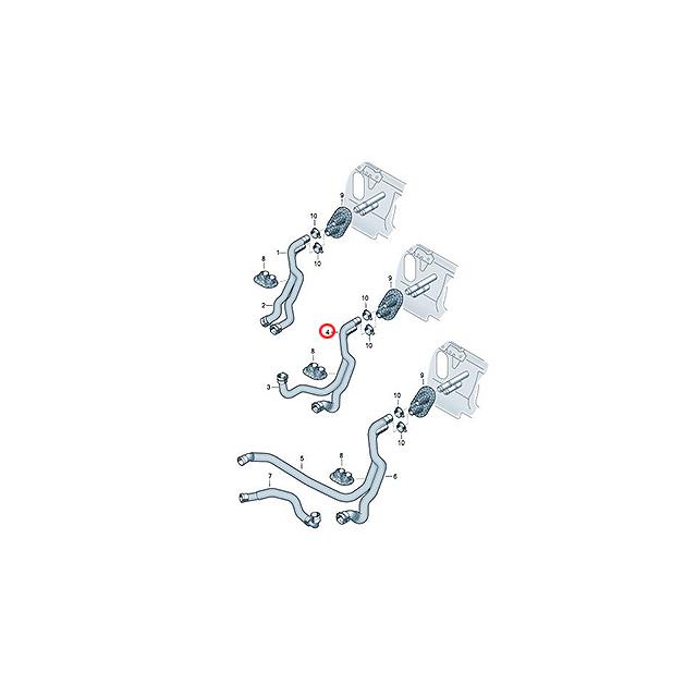 Audi 純正品 ヒーターホース アウディ A4 8EALT 8EAMBF 8EBFB 8EBGBF 8EBWEF : セントピア ショッピングストア - 通販 - Yahoo!ショッピング