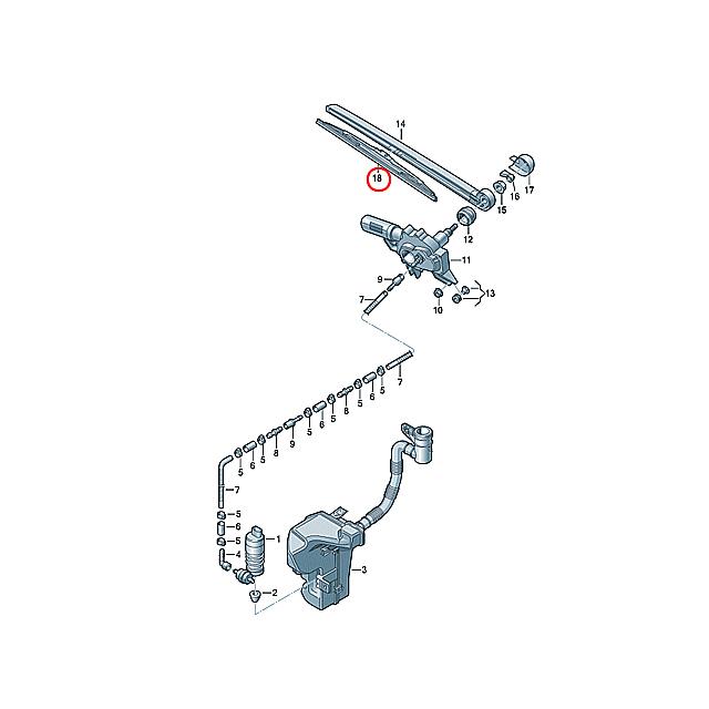 Audi リア ワイパーブレード アウディ A4 S4 RS4 8EALT 8EAMBF 8EASNF 8EAUKF 8EBBKF 8EBDV 8EBFB 8EBGBF 8EBNSF ...