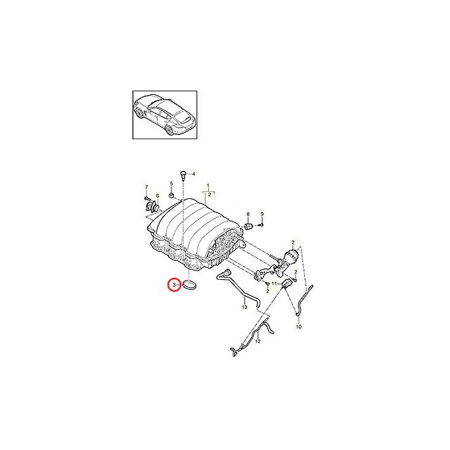 インテークマニホールド ガスケット ポルシェ パナメーラ 970 PANAMERA : 94611014602 : セントピア ショッピング ...
