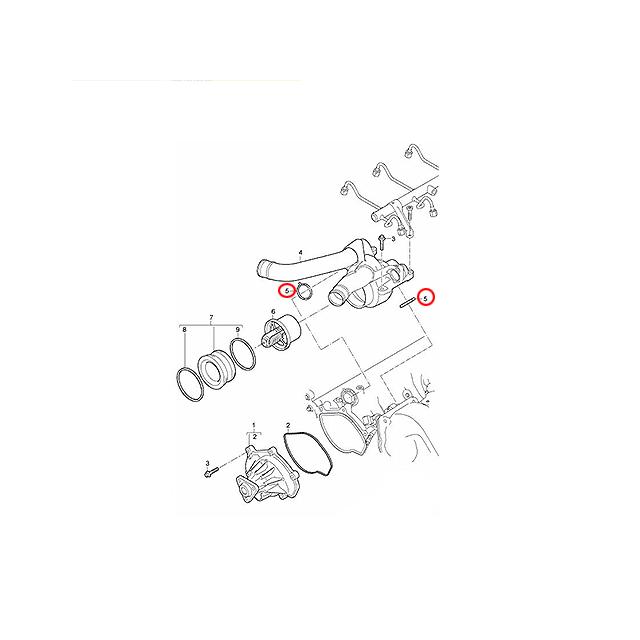PORSCHE サーモスタット ハウジングガスケット ポルシェ カイエン 957 : セントピア ショッピングストア - 通販 - Yahoo ...