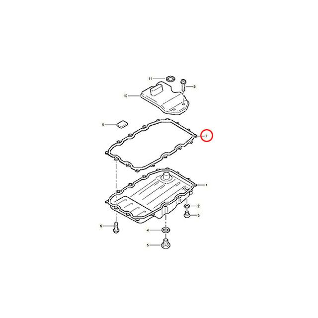 PORSCHE ATオイルパン ガスケット ポルシェ カイエン 955 957 : セントピア ショッピングストア - 通販 - Yahoo ...