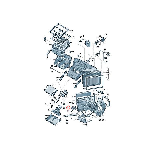 エアコン ブロアレジスター フォルクスワーゲン アウディ ポルシェ シャラン(7N) トゥアレグ(7L) Q7(4L) カイエン(955 ...