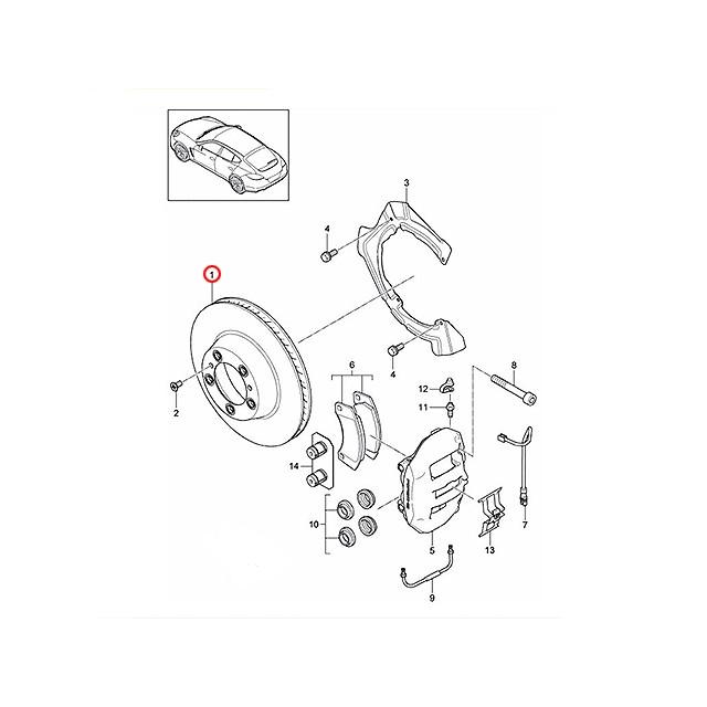 PORSCHE ブレーキローター リア 左右セット ポルシェ パナメーラ 970 PANAMERA : セントピア ショッピングストア ...