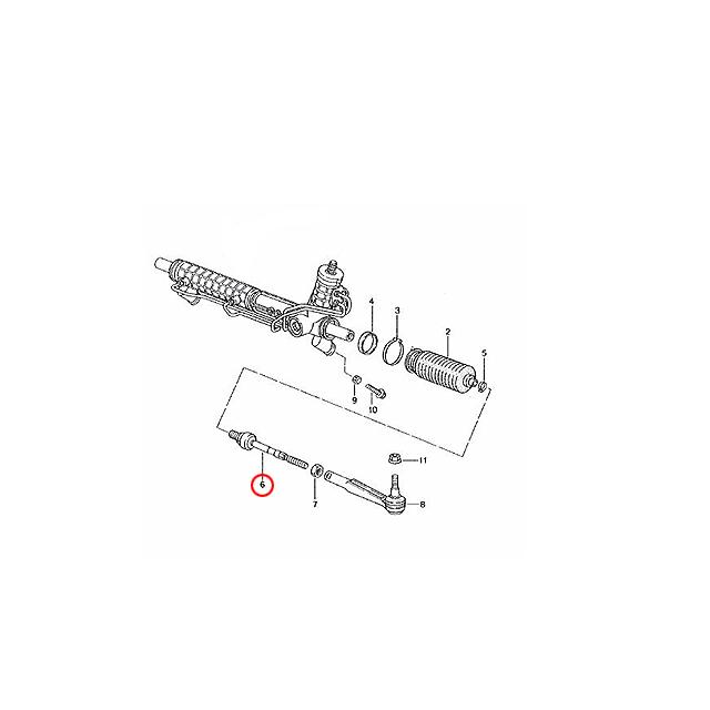 PORSCHE インナータイロッド 左右共通(1本) ポルシェ 911シリーズ 996 : セントピア ショッピングストア - 通販 ...