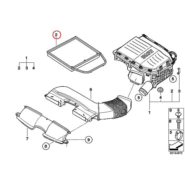 BMW エアフィルター E82 E90 E91 E92 E93 Z4(E89) N54 直6エンジン : セントピア ショッピングストア - 通販 - Yahoo!ショッピング