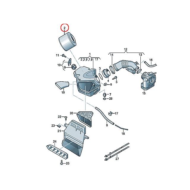 Audi エアフィルター アウディ A4/S4(8K) A5/S5(8F 8T) Q5/SQ5(8R) : セントピア ショッピングストア - 通販 - Yahoo!ショッピング