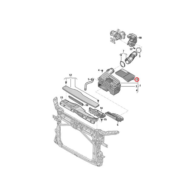 フォルクスワーゲン エアフィルター ポロ AWCHZ AWCZP AWDAD POLO : セントピア ショッピングストア - 通販 - Yahoo!ショッピング