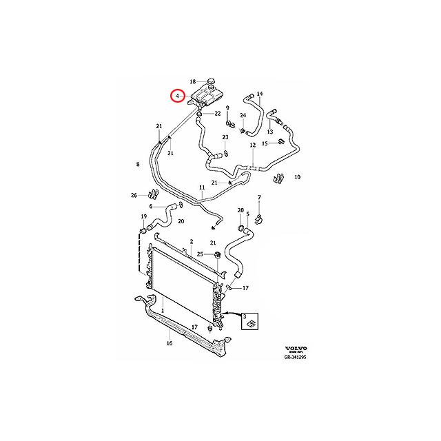 ボルボ 純正品 ラジエター リザーバータンク C70 : セントピア ショッピングストア - 通販 - Yahoo!ショッピング