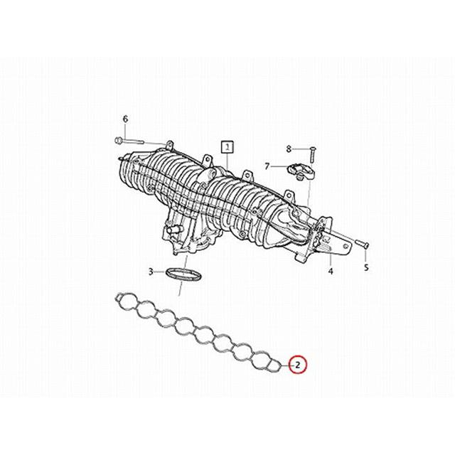 ボルボ（VOLVO） 純正品 インテークマニホールド ガスケット S60II S60III V60 V60II XC60 XC60II ...