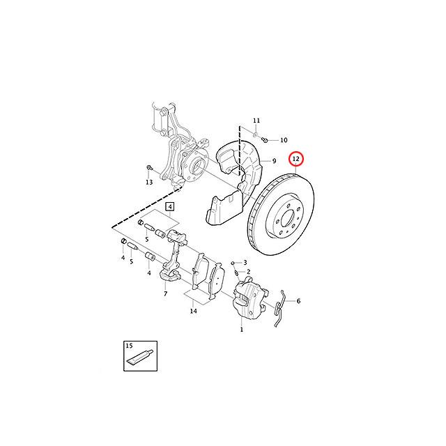 ボルボ ブレーキローター フロント 左右セット XC60 T5_2.0_AWD T6_3.0_AWD T6_2.0_AWD D4 ...