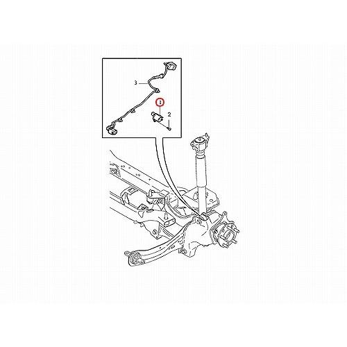 ボルボ（VOLVO） ABSセンサー リア S40II S60II S80II V50 V60I V70III XC60I XC70II 左右 ...