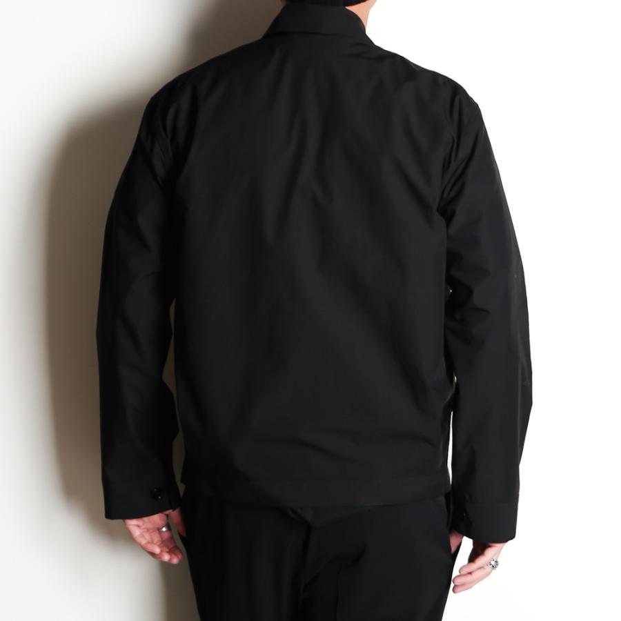 markaware（マーカウェア） 【MARKAWARE/マーカウェア】TAILORED SHIRT JACKET - BLACK / オーガニックGIZA80/1タイプライター ...