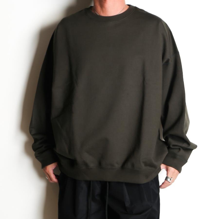 markaware（マーカウェア） 【MARKAWARE/マーカウェア】HUGE SWEAT - DARK OLIVE / オーガニックコットンヘビー吊裏毛 - ヒュージスウェット ...