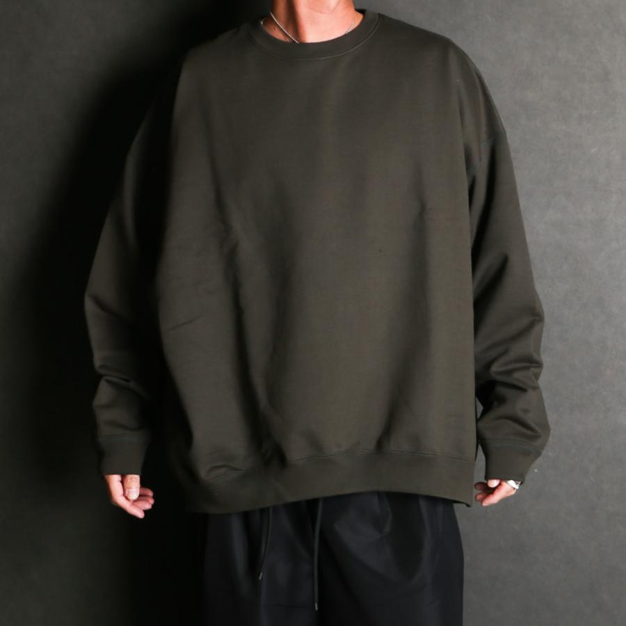 【MARKAWARE/マーカウェア】HUGE SWEAT - DARK OLIVE / オーガニックコットンヘビー吊裏毛 - ヒュージスウェット / A25A06CS01C【メンズ】【送料無料 ...
