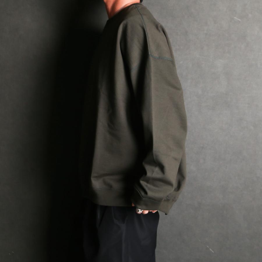 markaware（マーカウェア） 【MARKAWARE/マーカウェア】HUGE SWEAT - DARK OLIVE / オーガニックコットンヘビー吊裏毛 - ヒュージスウェット ...