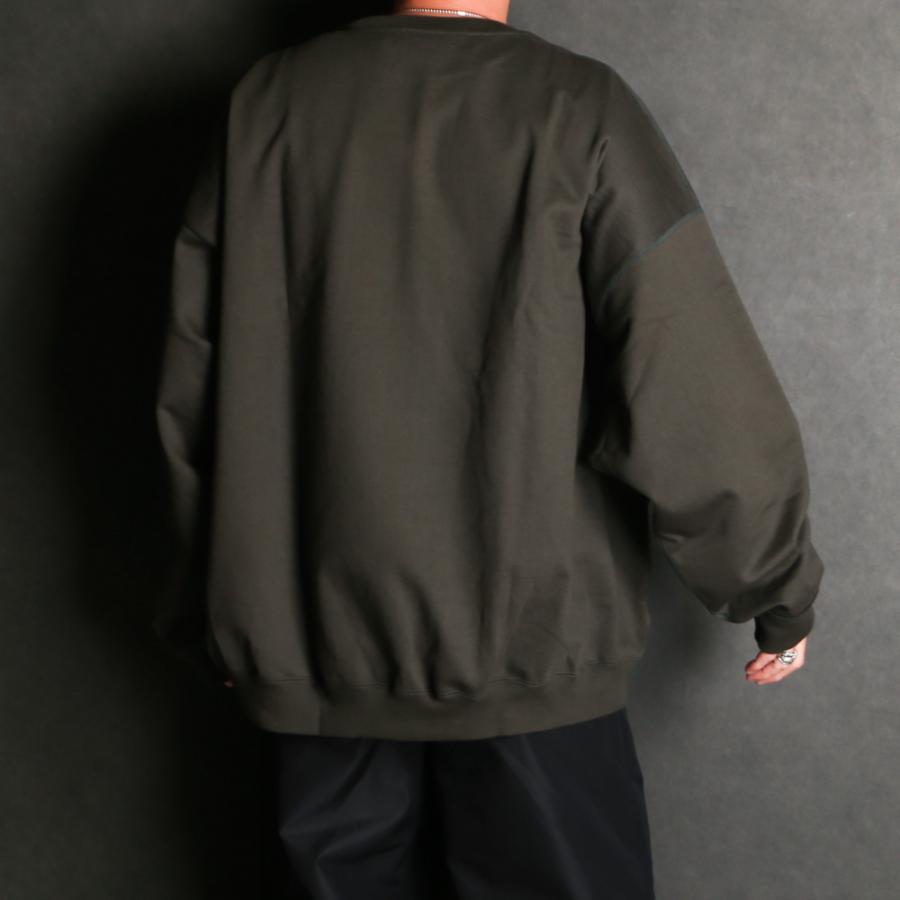 markaware（マーカウェア） 【MARKAWARE/マーカウェア】HUGE SWEAT - DARK OLIVE / オーガニックコットンヘビー吊裏毛 - ヒュージスウェット ...