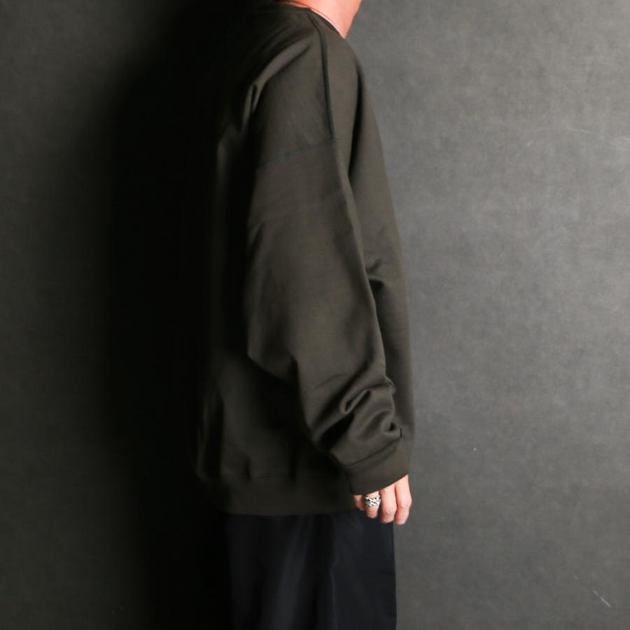 markaware（マーカウェア） 【MARKAWARE/マーカウェア】HUGE SWEAT - DARK OLIVE / オーガニックコットンヘビー吊裏毛 - ヒュージスウェット ...