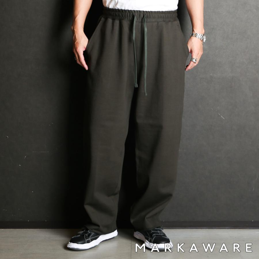 markaware 【MARKAWARE/マーカウェア】GYM PANTS - DARK OLIVE / オーガニックコットンヘビー吊裏毛 ジムパンツ A25A06PT01C【メンズ】【送料 ...